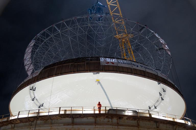 In pictures: Second nuclear reactor dome lifted into place at Hinkley Point C | News | Building